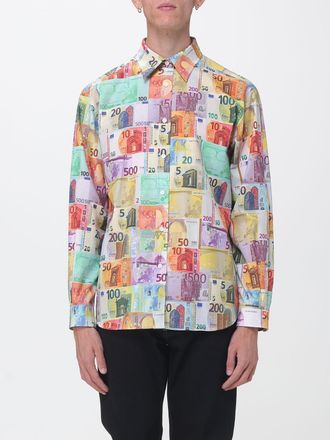 Moschino Chemise en popeline de coton &agrave; imprim&eacute; graphique all-over