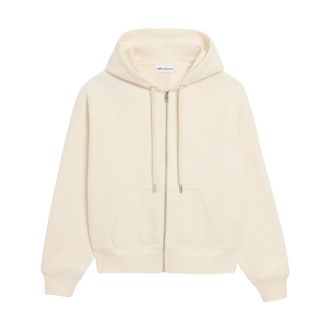 Ami Homme, Sweatshirts et sweats &agrave; capuche, Blanc, Taille: L De Coeur Zip SweaT-shirt
