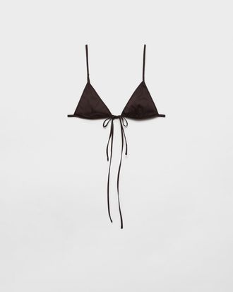 Prada BH aus Stretch-Popeline