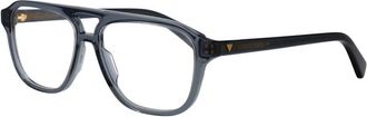 Bottega Veneta unisex, Accessoires, Gris, Taille: 56 MM Aviator Frame