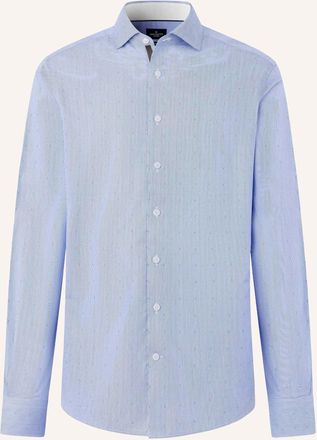 Hackett Freizeithemd Fil Coupe Bengal Str blau