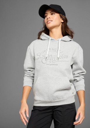 Kangaroos Kapuzensweatshirt mit gestanztem Druck
