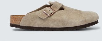 Birkenstock Slippers Boston SFB aus Veloursleder