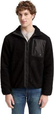 Tom Tailor Fleecejacke mit Logo Stickerei