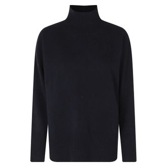 Roberto Collina Femme, Pulls, Bleu, Taille: 40 FR Col roul&eacute;s