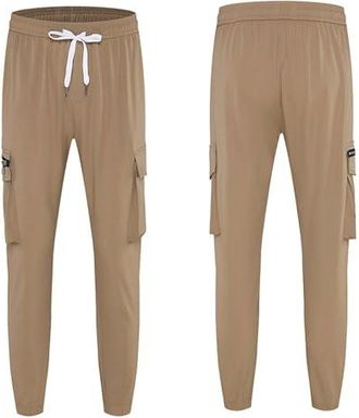 Generic Pantalon de jogging pour homme - Printemps &eacute;t&eacute; - Poches - Pantalon de travail - Pantalon de sport ample - Pantalon de loisirs - Course &agrave; pied - Fitnes