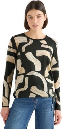 Cecil T-Shirt &agrave; Motifs Raw Kaki XXL