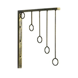 Vosarea Kleiderst&auml;nder Garderobenst&auml;nder Kleiderstange Bekleidungsgesch&auml;ft Wand Metall Display Rahmen Retro Wand Kleiderb&uuml;gel Haken (Bronze)