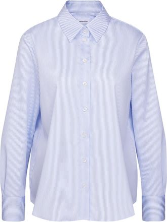 Seidensticker Damen Bluse - Regular Fit - Gestreift - Langarm - Hemdbluse - 100% Baumwolle