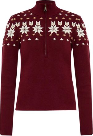 The Upside haut de ski Le Ski Blanche à col zippé - Rouge