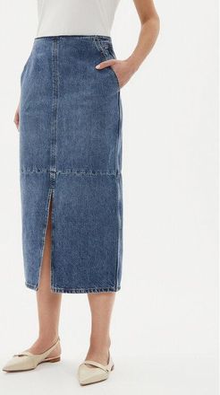 Tommy Hilfiger Jeansrock WW0WW42582 Blau Regular Fit