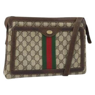 Gucci Sac bandouli&egrave;re vintage doccasion - Femme - Pre-owned - Beige - Taille: ONE Size