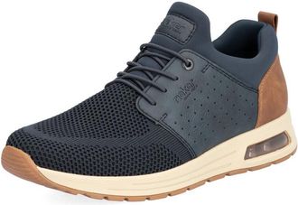 Rieker Herren Low-Top Sneaker B1050, Männer Halbschuhe, lose Einlage,schnürschuhe,schnürer,straßenschuhe,Strassenschuhe,blau (14),40 EU / 6.5 UK