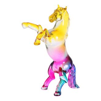 Pretyzoom Pferdestatuen-dekor Aus Kristallglas Pferde-tafelaufsatz F&uuml;r Tischdeko Pferdefigur Als Dekorative Heimdekoration Tierfiguren Aus Glas F&uuml;r Schreibtisch