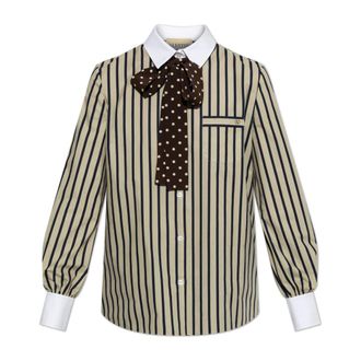 Valentino Garavani Hemd mit Schal - - Blouses & Shirts - Damen - Beige - XS