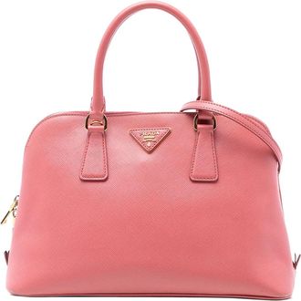 Prada Hobo Bags - Medium Saffiano Lux Promenade Satchel - Gr. unisize - in Gold - f&uuml;r Damen