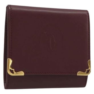 Cartier Porte-monnaie vintage doccasion - Femme - Pre-owned - Rouge - Taille: ONE Size