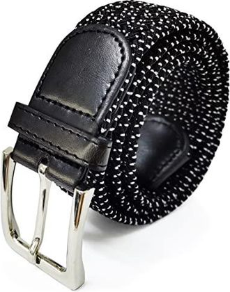 Glamexx24 Ceintures pour Femme Homme Elastiques Belt Tressée Belt largeur 3,5 cm pour Jeans Robe Pantalons