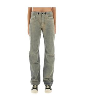 Rick Owens Femme, Jeans, Gris, Taille: W28 Jeans droits