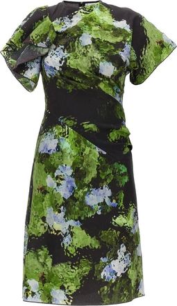 Victoria Beckham Femme, Robes, Multicolore, Taille: 32 FR Mini robe &agrave; imprim&eacute; floral