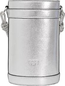 Pinko Mini seau argent&eacute; pour femme UNI, argent, Borsa mini a mano 19x10x11,5cm autunno inverno