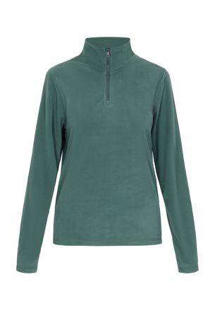 Mymo Fleecepullover Frauen College Gr&uuml;n
