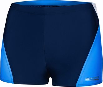 Aqua Speed Boxer Badehose kurz für Herren + gratis eBook | UV Schwimmhose | Badepants | modische Badebekleidung | Alex, Gr. XXL, 452 Navy White Blue