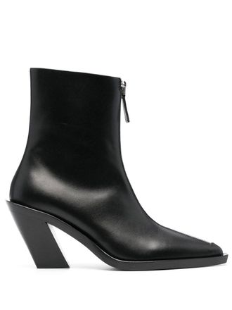 Elleme bottines à talon épais 85 mm - Noir