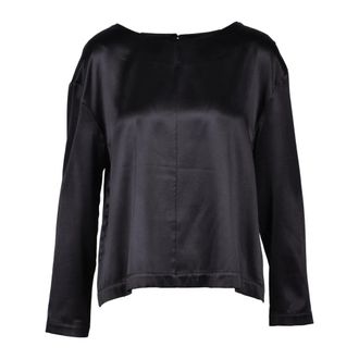Wild Cashmere Seidenmischung Bluse - - Blouses & Shirts - Damen - Schwarzk - XS
