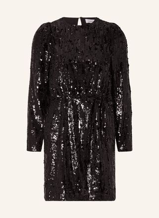 Selected Cocktailkleid Mit Pailletten schwarz