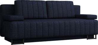 Mirjan24 Schlafsofa Mukusa mit Bettkasten, Couch, Bettsofa, Sofa mit Schlaffunktion, Polstersofa, Metallf&uuml;&szlig;e, Bettfunktion, Couchgarnitur (Lux 34)