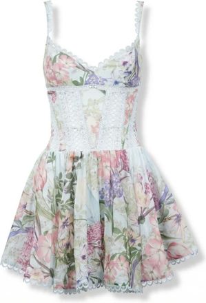 Charo Ruiz Ibiza Femme, Robes, Multicolore, Taille: 38 FR Gardenia Short Dress