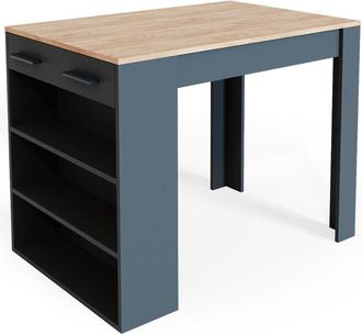 Vicco Table style bar Repose, Anthracite/ch&ecirc;ne dor&eacute;, 67x100cm Vicco