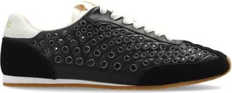 Amiri Femme, Chaussures, Noir, Taille: 39 EU Stud Pacific Flat Baskets