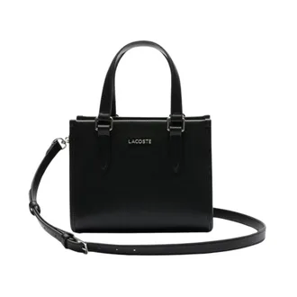 Lacoste Femme, Sacs, Noir, Taille: ONE Size Sac Élégant à Bandoulière Noir
