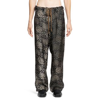 Uma Wang Perch Printed Drawstring Pants