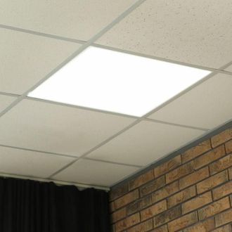 ETC Shop Deckenlampe Einbaupanel modern B&uuml;roleuchte led Einbau Panel, Deckenleuchte wei&szlig; Aufbau Deckenpanel, led 36W 3960lm 4000K, LxBxH 59,5x59,x5x3 cm, 2er
