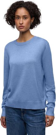 Street One Basic Pullover Bonnet Blue Mel. 46
