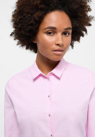 Eterna Blusentop ETERNA REGULAR FIT Langarm Bluse rosa 5124-50-D935