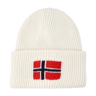 Napapijri Cremefarbene Wollm&uuml;tze Winter - - Accessories - unisex - Beige - ONE SIZE
