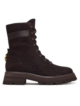 Michael Kors Schn&uuml;rschuhe Caleb Lug 40F6CBFE5S Braun