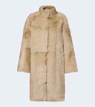 Nour Hammour Manteau Blaise en shearling