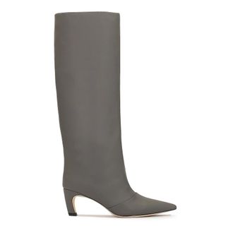 Kazar Graue K&auml;tzchenabsatzstiefel - - Shoes - Damen - Grau - 36 EU