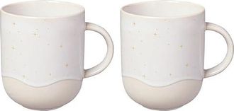 like. by Villeroy & Boch Winter Glow Becher mit Henkel, 350 ml (Packung mit 2)