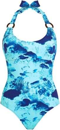 Vilebrequin Femme, Maillots de bain, Bleu, Taille: 44 FR Maillot de bain une pi&egrave;ce dos nu Coral Reef