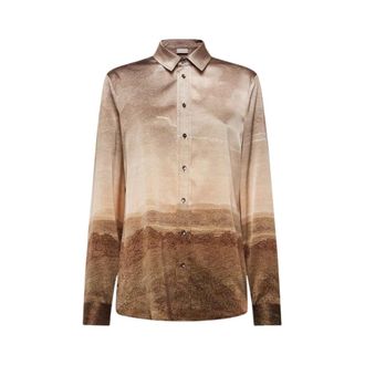 Pierre-Louis Mascia Adastrgum Langarm Seidenhemd - - Blouses & Shirts - Damen - Beige - XL
