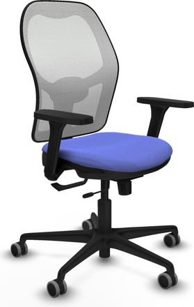 Piqueras y Crespo Chorquera mit 3D-Armlehnen, h&ouml;henverstellbare Lendenwirbelst&uuml;tze, ausgestattet mit Syncro/Traslack und injiziertem Schaum. Mit Rollen von 65 mm, Parke