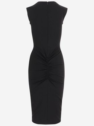Jacquemus Ruffled Midi Dress - Black