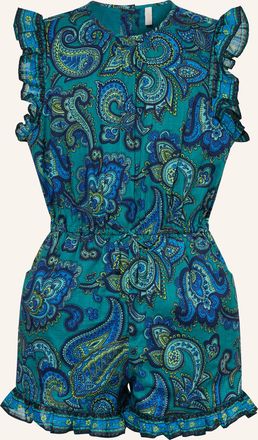 Zimmermann Jumpsuit Patience Mit R&uuml;schen blau