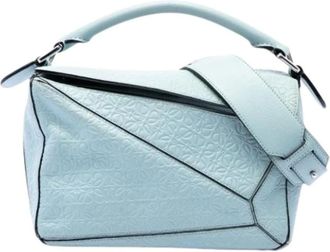 Loewe Pre-owned Puzzle Satchel - Femme - Pre-owned - Bleu - Taille: ONE Size